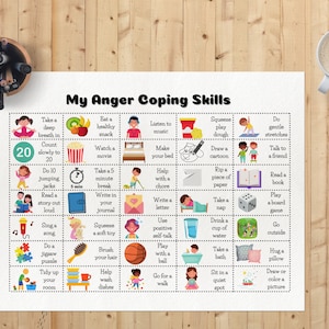 Anger Management Skills for Kids, Social Emotional Learning Worksheets ...
