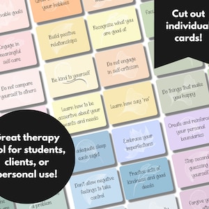 Self Esteem Flashcards, Confidence Affirmations, Positive Self-talk ...