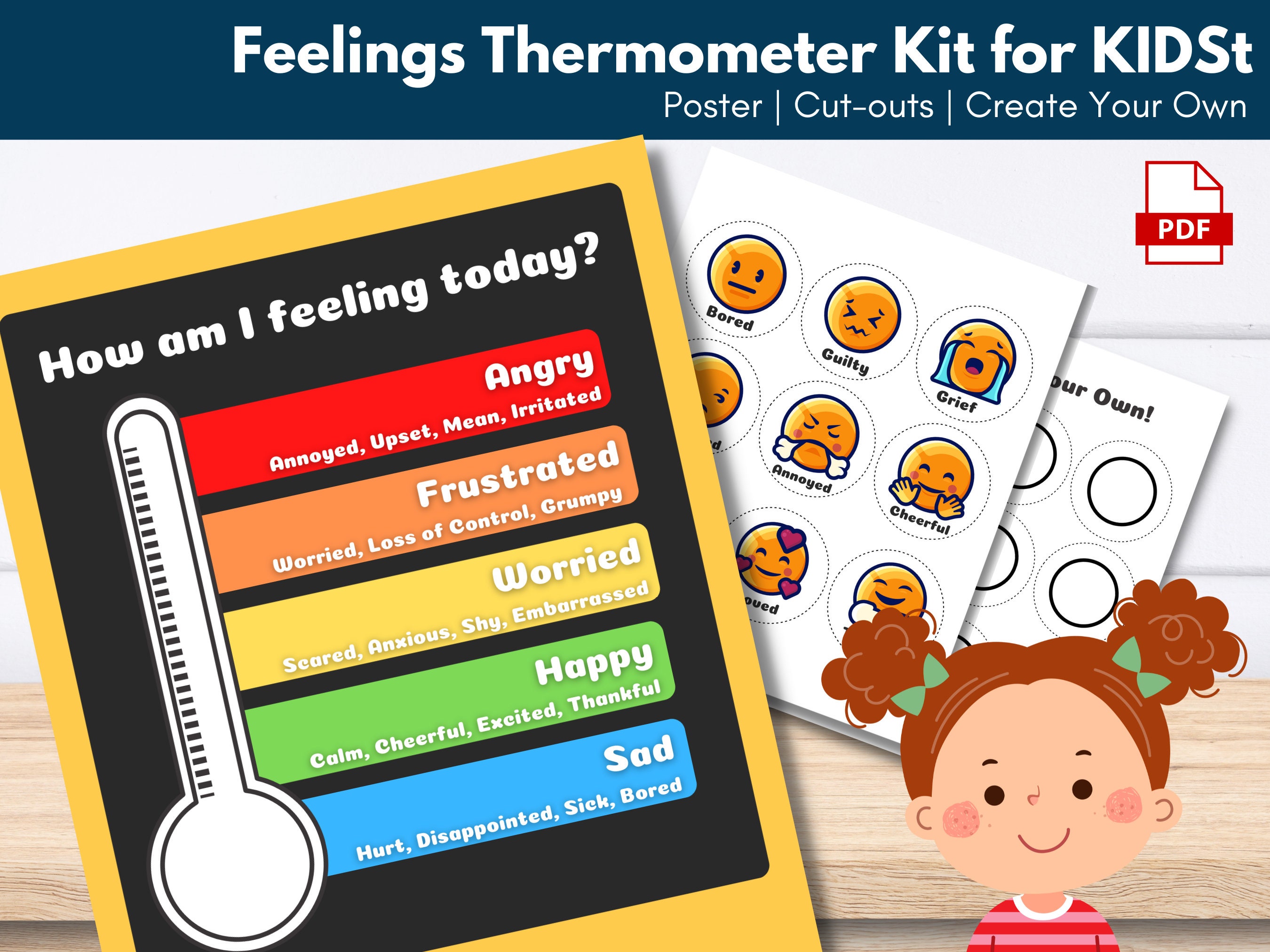 Blank Feelings Thermometer