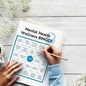 Mental Health BINGO Game Kit, Wellness, Well-being Activity, Student ...