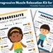 Progressive Muscle Relaxation PMR Worksheet for Kids Calm - Etsy