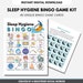 Sleep Wellness BINGO Game Cards, Mental Health, Sleep Hygiene ...