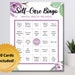 Self-care BINGO Game Activity Kit for Mental Health, Wellness, Therapy ...