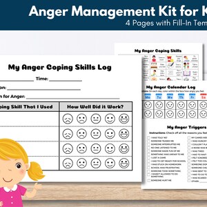 Anger Management Skills for Kids Social Emotional Learning - Etsy Canada