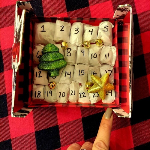 Crystal Holiday Advent Calendar Mystery Box Tumbles Raws - Etsy