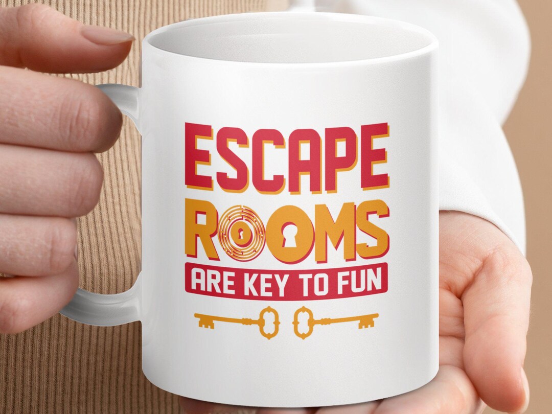 Escape Room Mug: Key to Fun, Puzzle Lover Gift - Etsy