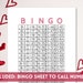 30 Valentines Day Bingo Cards Printable | Pink, Red Valentines Bingo ...