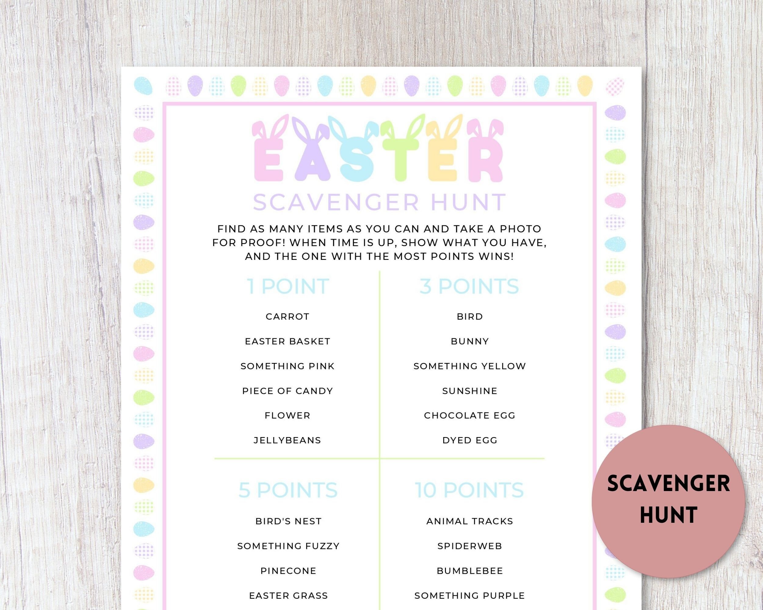 14 Easter Games for Kids Printable Family Game Activities | Etsy