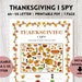Thanksgiving I Spy Printable Thanksgiving Game for Kids - Etsy