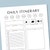 Editable Flight Planner Printable Flight Information Sheet Travel Log ...