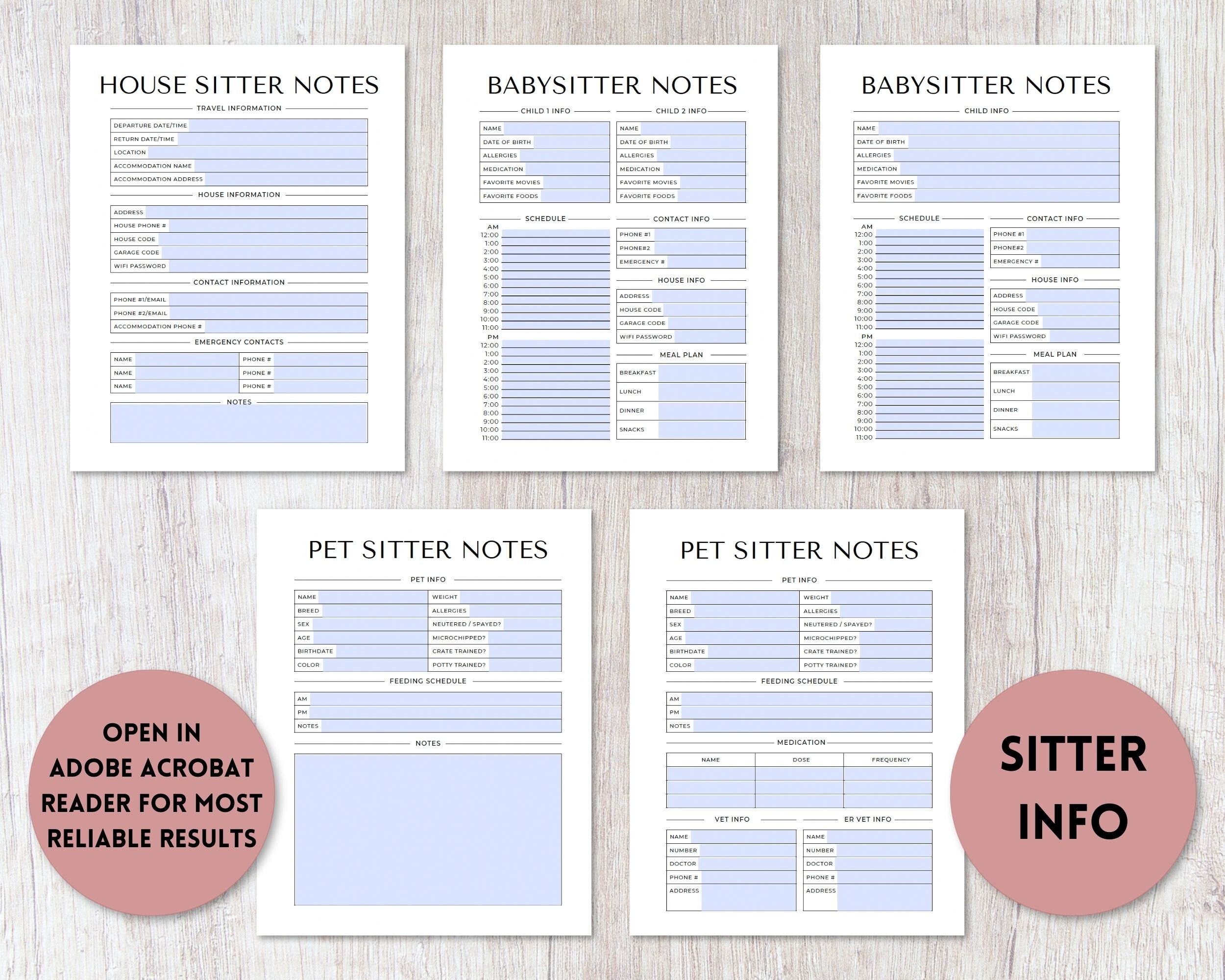 Editable Travel Planner Printable Vacation Itinerary - Etsy