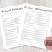 Editable Flight Planner Printable | Flight Information Sheet | Travel ...