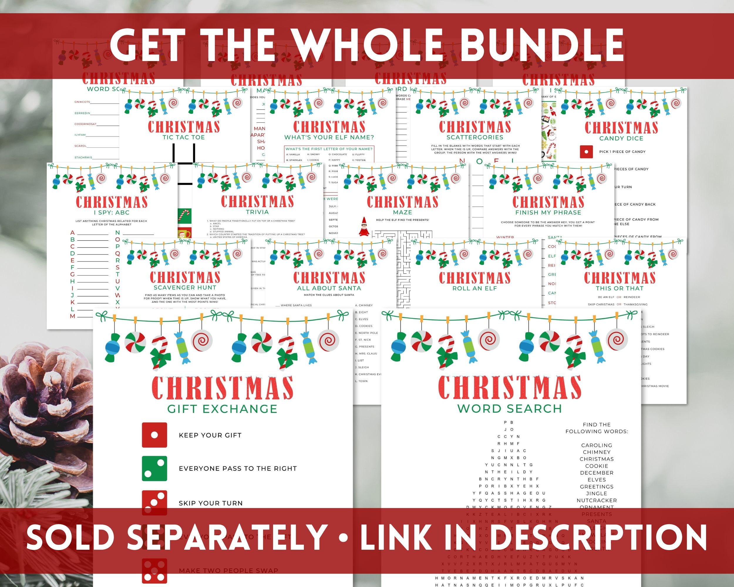 Christmas What's Your Elf Name Printable Christmas Game for Kids ...