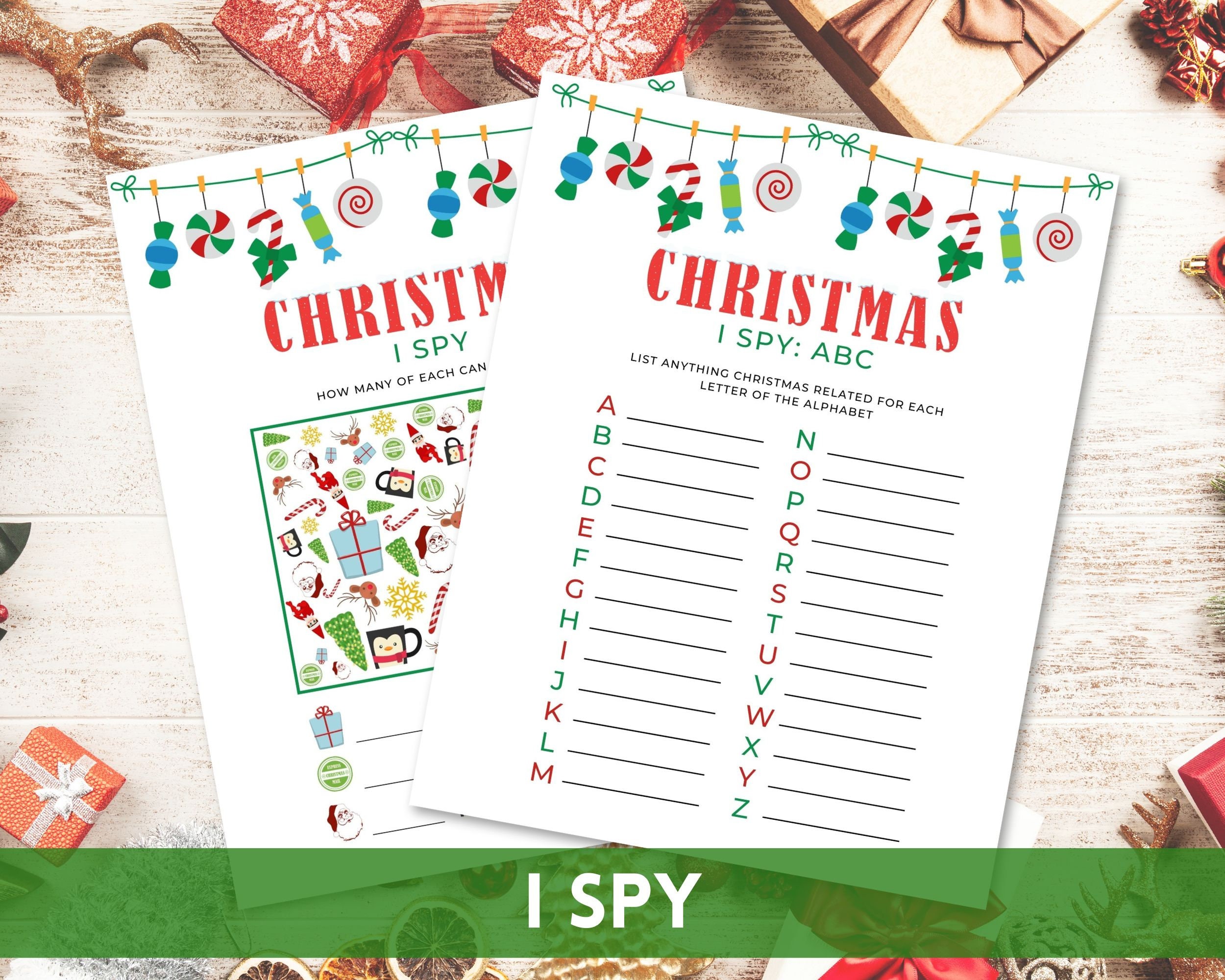 18 Christmas Games for Kids Printable Christmas Party Games Classroom ...