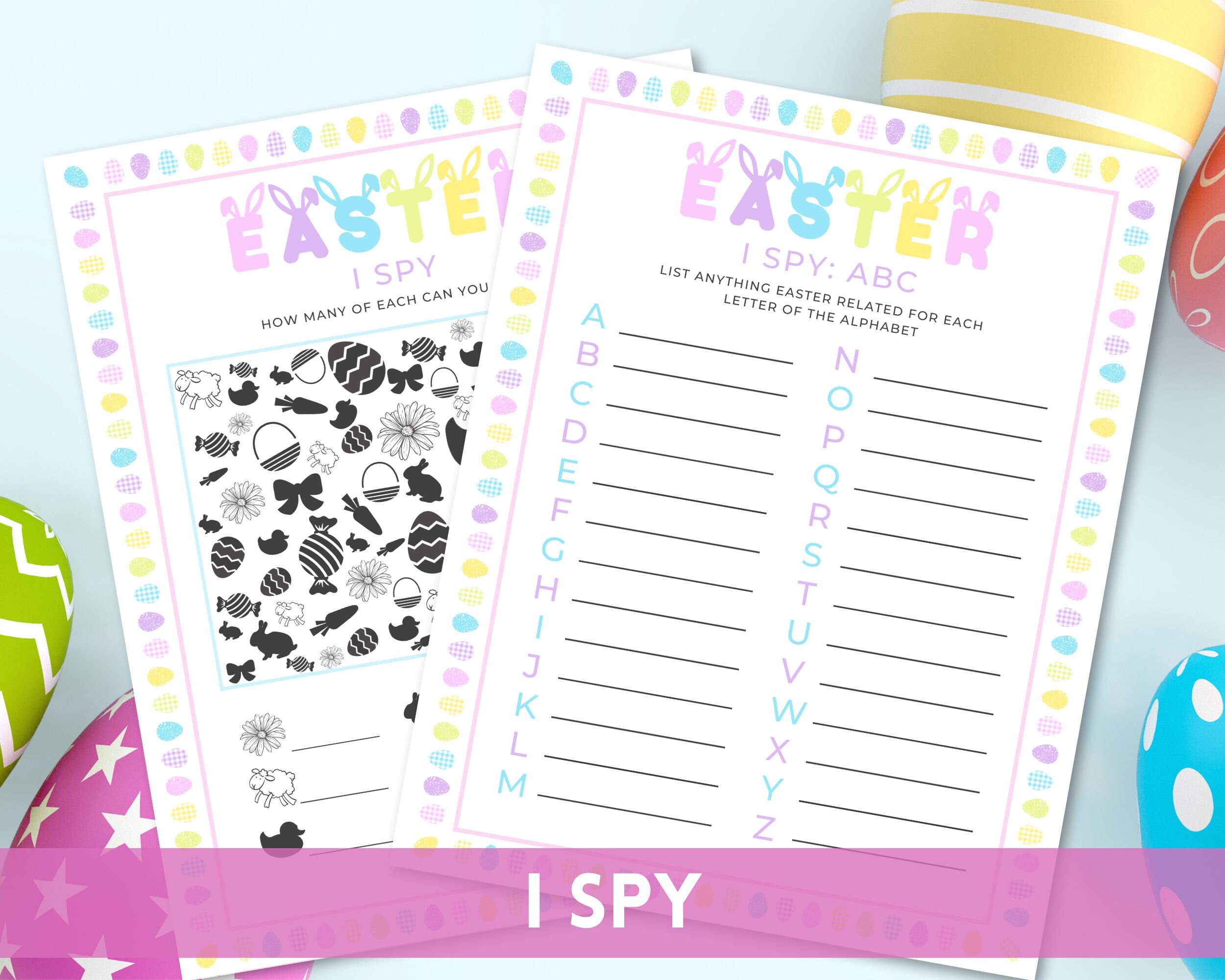 14 Easter Games for Kids Printable Family Game Activities Classroom ...