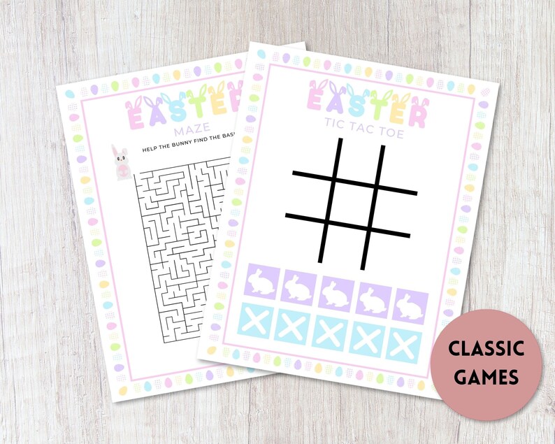14 Easter Games for Kids Printable Family Game Activities | Etsy