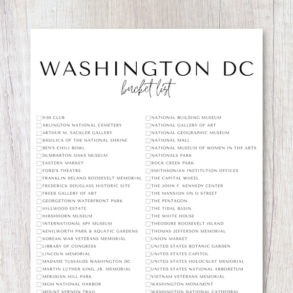 Washington Dc - Etsy