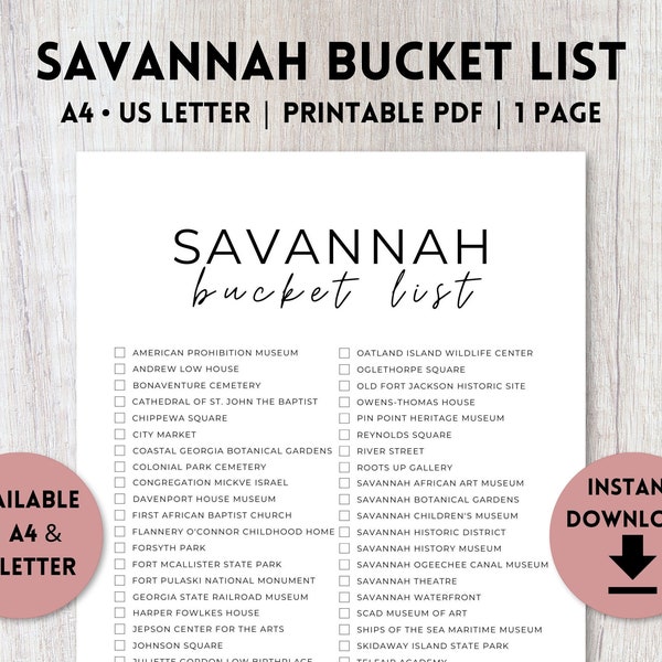Savannah Ga - Etsy