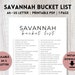 Savannah, Georgia Bucket List Printable | Travel Bucket List | Travel ...
