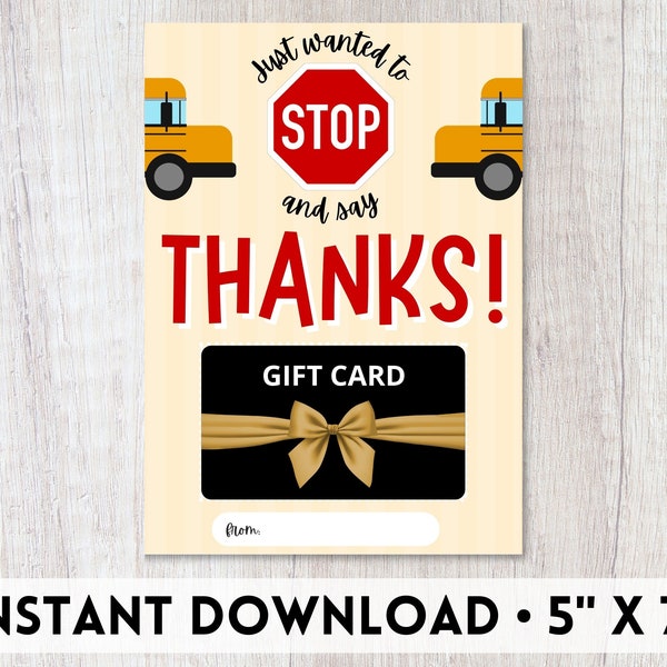 Bus Driver Thank You - Etsy