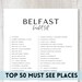 Belfast, Northern Ireland Bucket List Printable Travel Bucket List ...