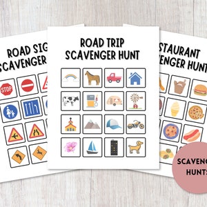 Road Trip Kid Games Bundle Printable | Travel Kid Games | Summer ...