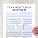 Editable Transportation Planner Printable | Car Rental | Travel ...