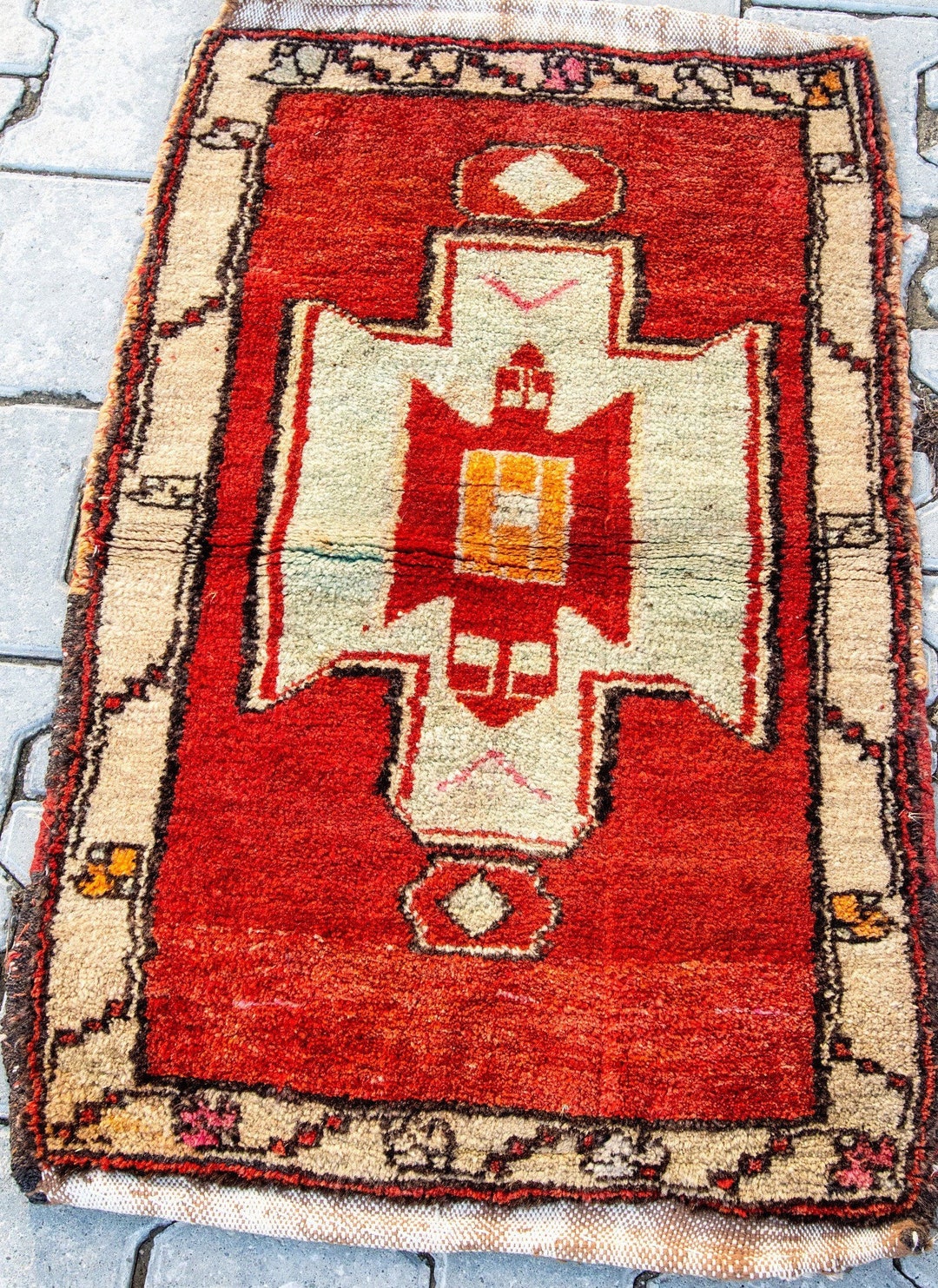 Kazak Rug,caucasian Rug,tribal Rug,vintage Rug,ethnic Rug,2x3 Rug ...