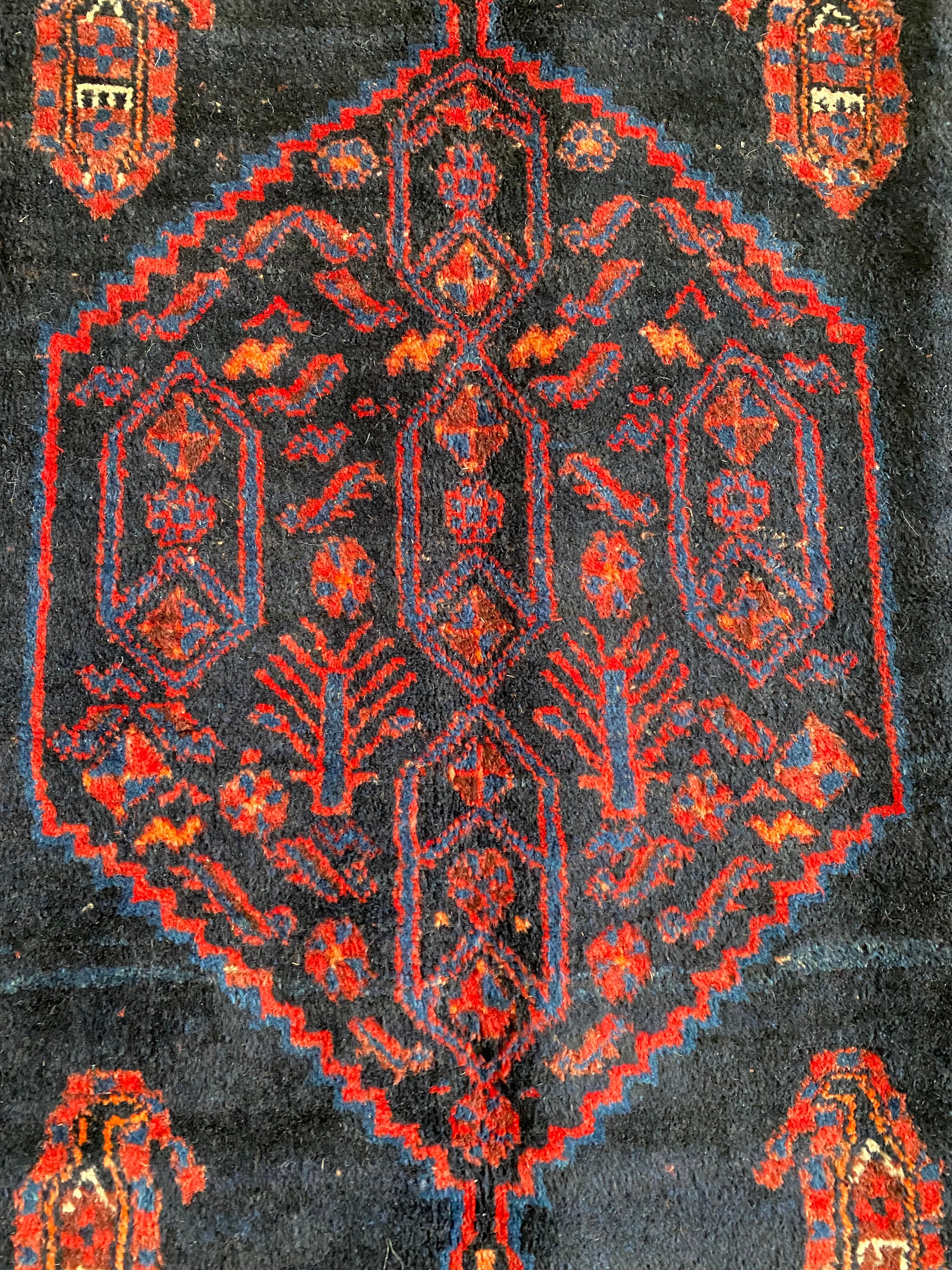 Antique Kurdish Rug, Antique Kurdish Carpet, Tribal Kurdish Rug, 4x7 ...