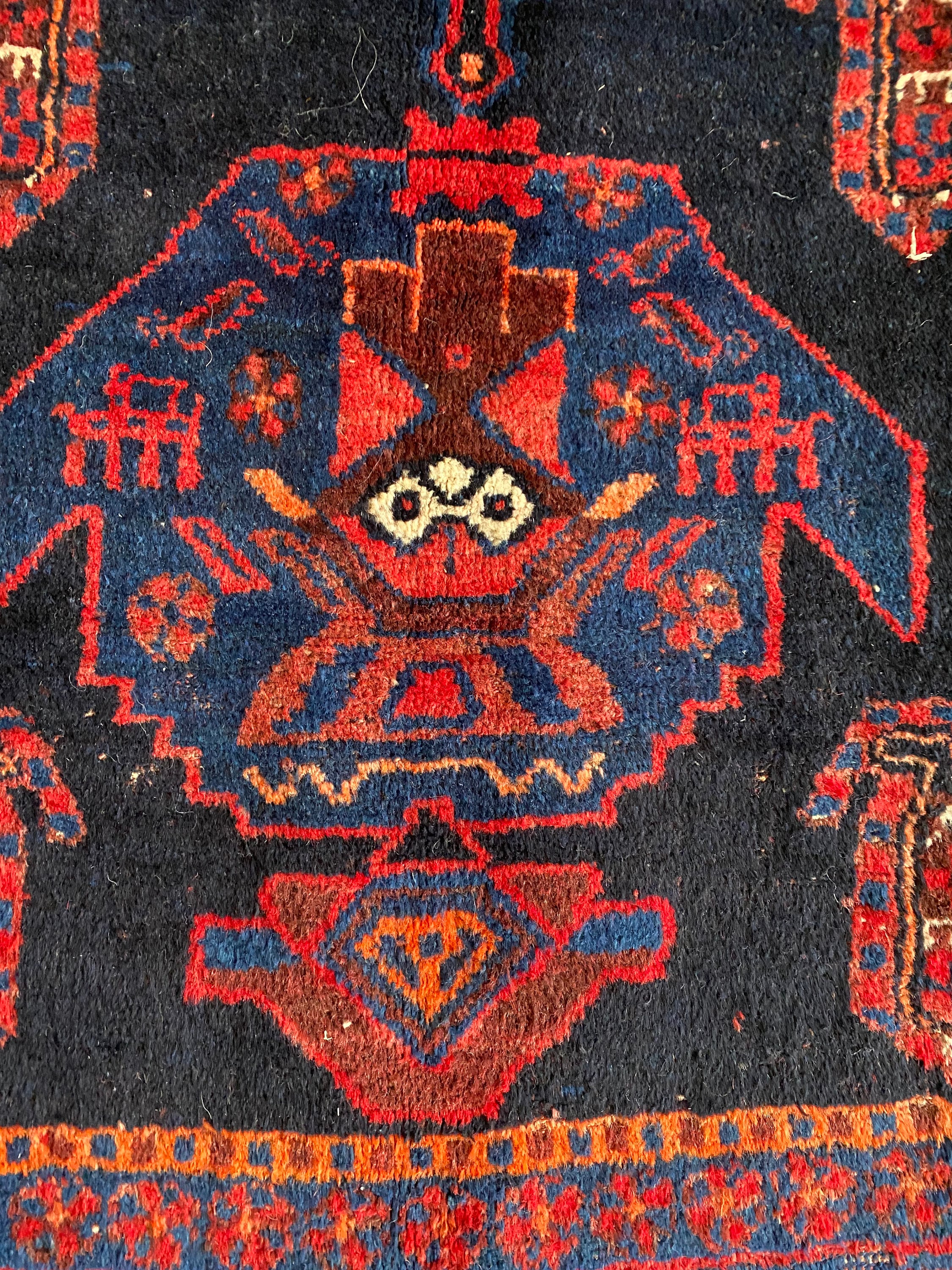 Antique Kurdish Rug, Antique Kurdish Carpet, Tribal Kurdish Rug, 4x7 ...