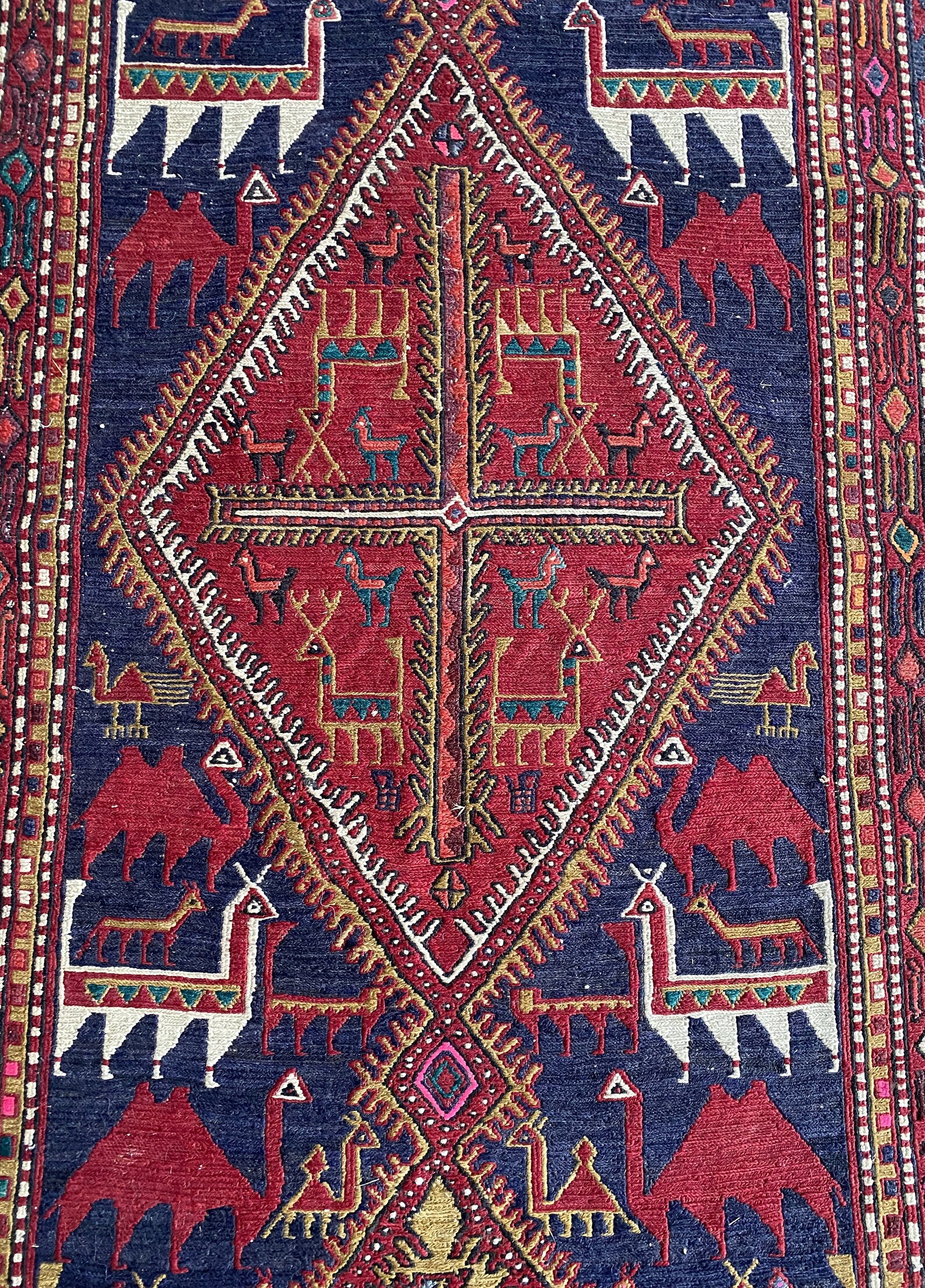 Antique Sumak Rug, Sumak Runner, Old Sumak Carpet, 3x10 Runner - Etsy