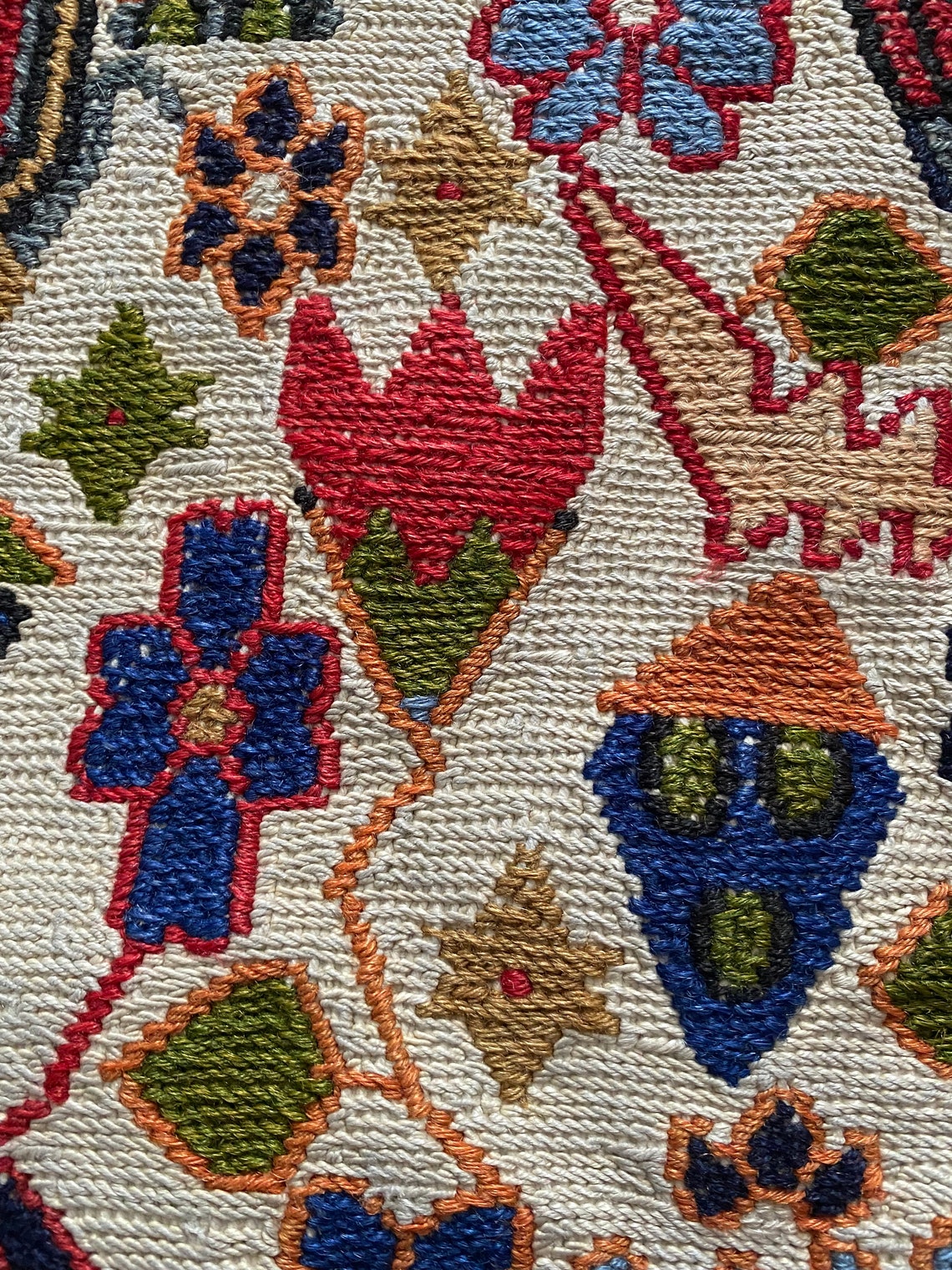 Vintage Sumak Rug,soumak Rug,floral Design,sumak Carpet,4x7 Rug ...