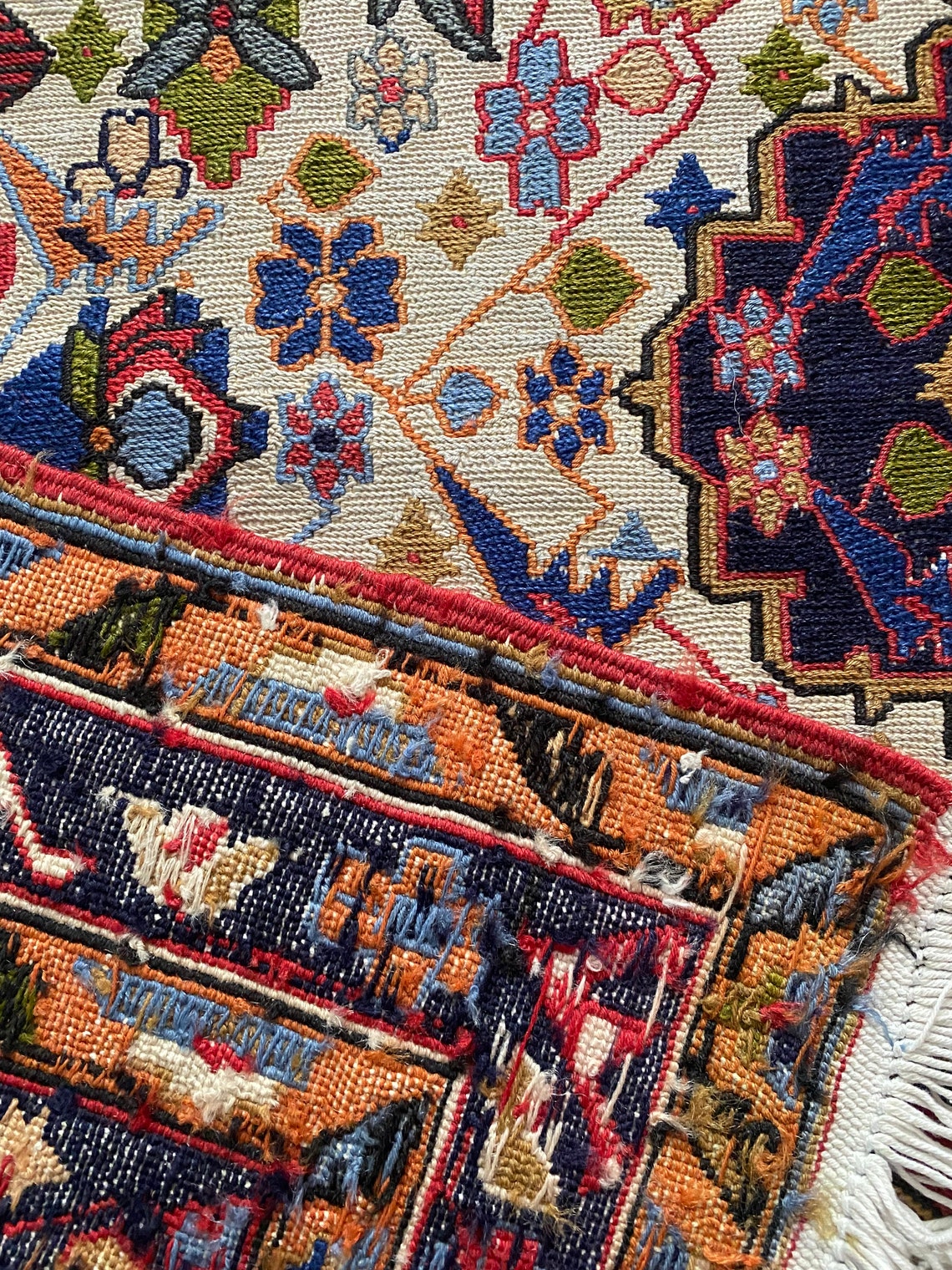 Vintage Sumak Rug,soumak Rug,floral Design,sumak Carpet,4x7 Rug ...