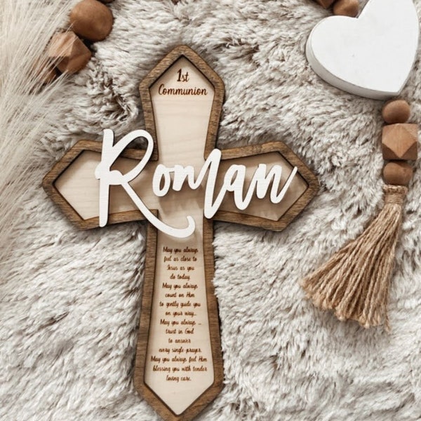 Baptism Cross - Etsy