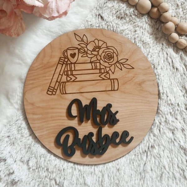 Custom Library Sign - Etsy