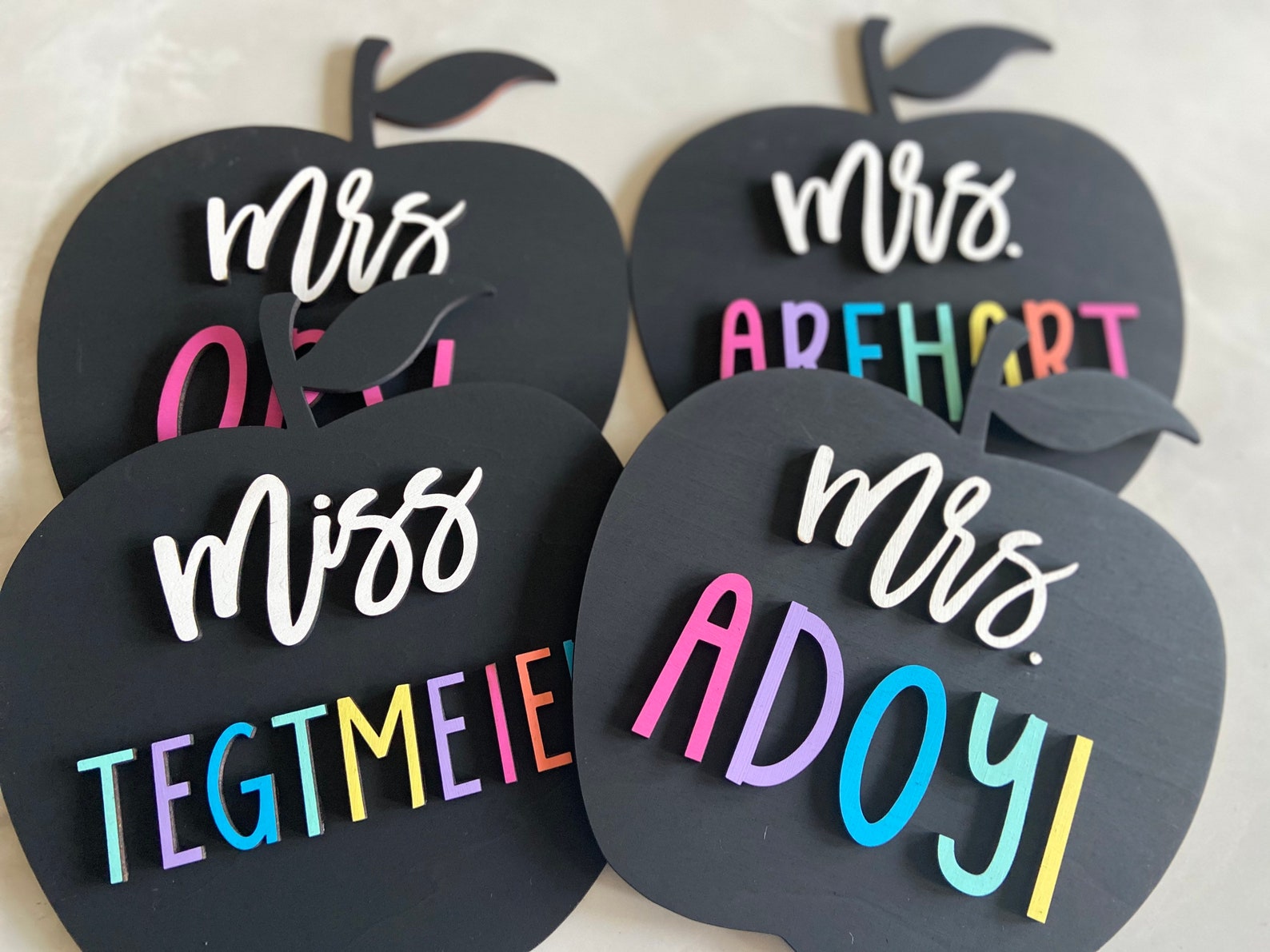 SVG Teacher Sign Personalized Teacher Gift File Laser Cut | Etsy