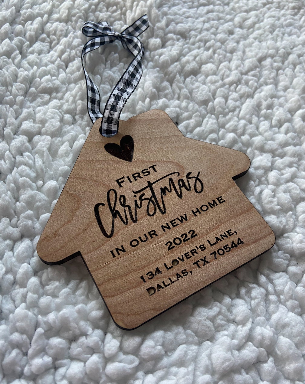 Housewarming Gift First Home Ornament Custom First Christmas - Etsy