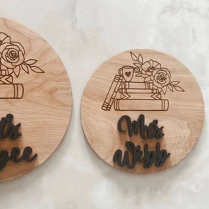 Personalized Librarian Reading Sign Back to School Decor for Classroom ...