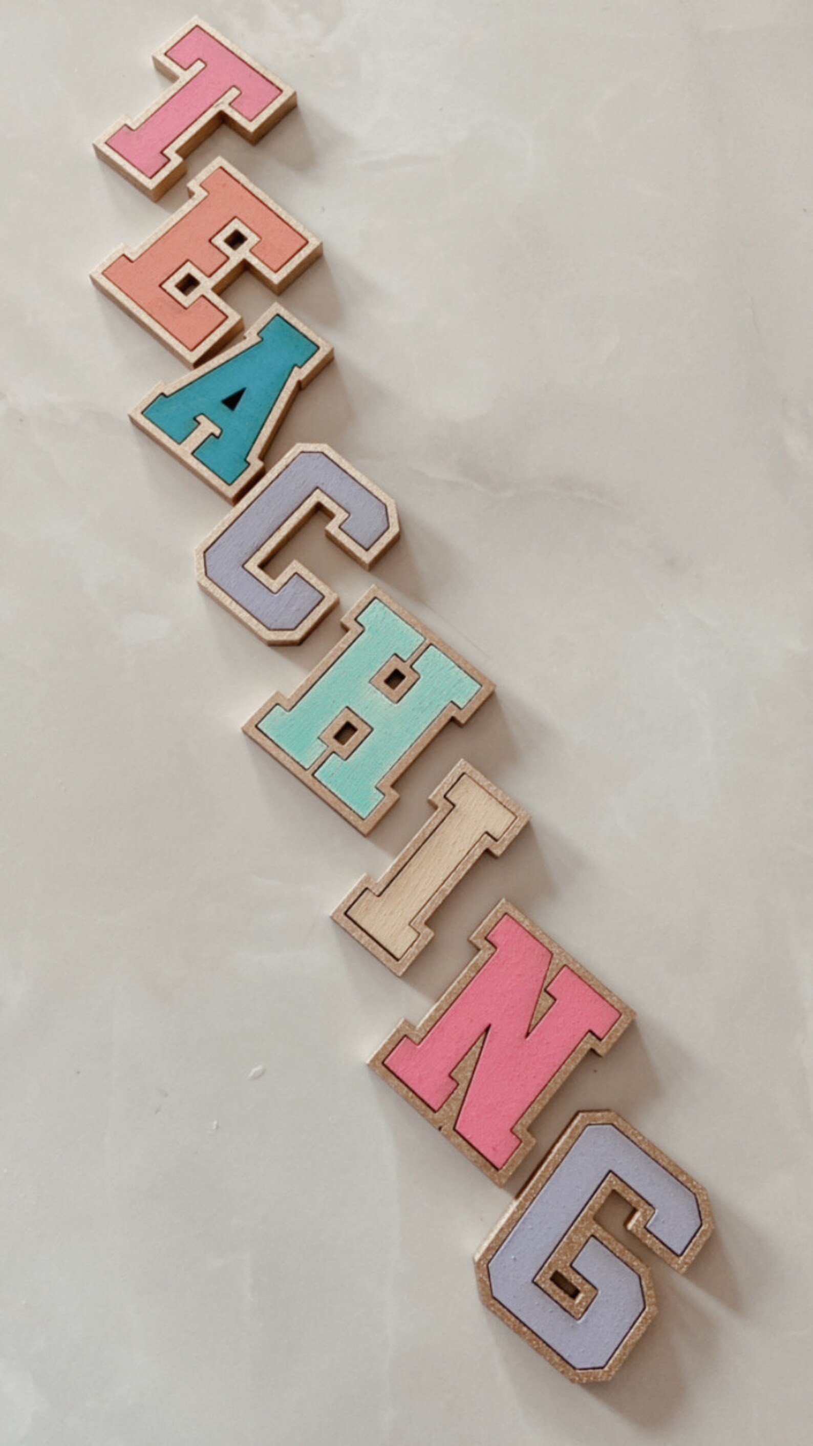 Personalized Teacher Sign Varsity Letters Classroom Sign - Etsy