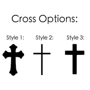 Personalized Acrylic Cross Cake Charm Gold Slim Cross Baptism Cake ...