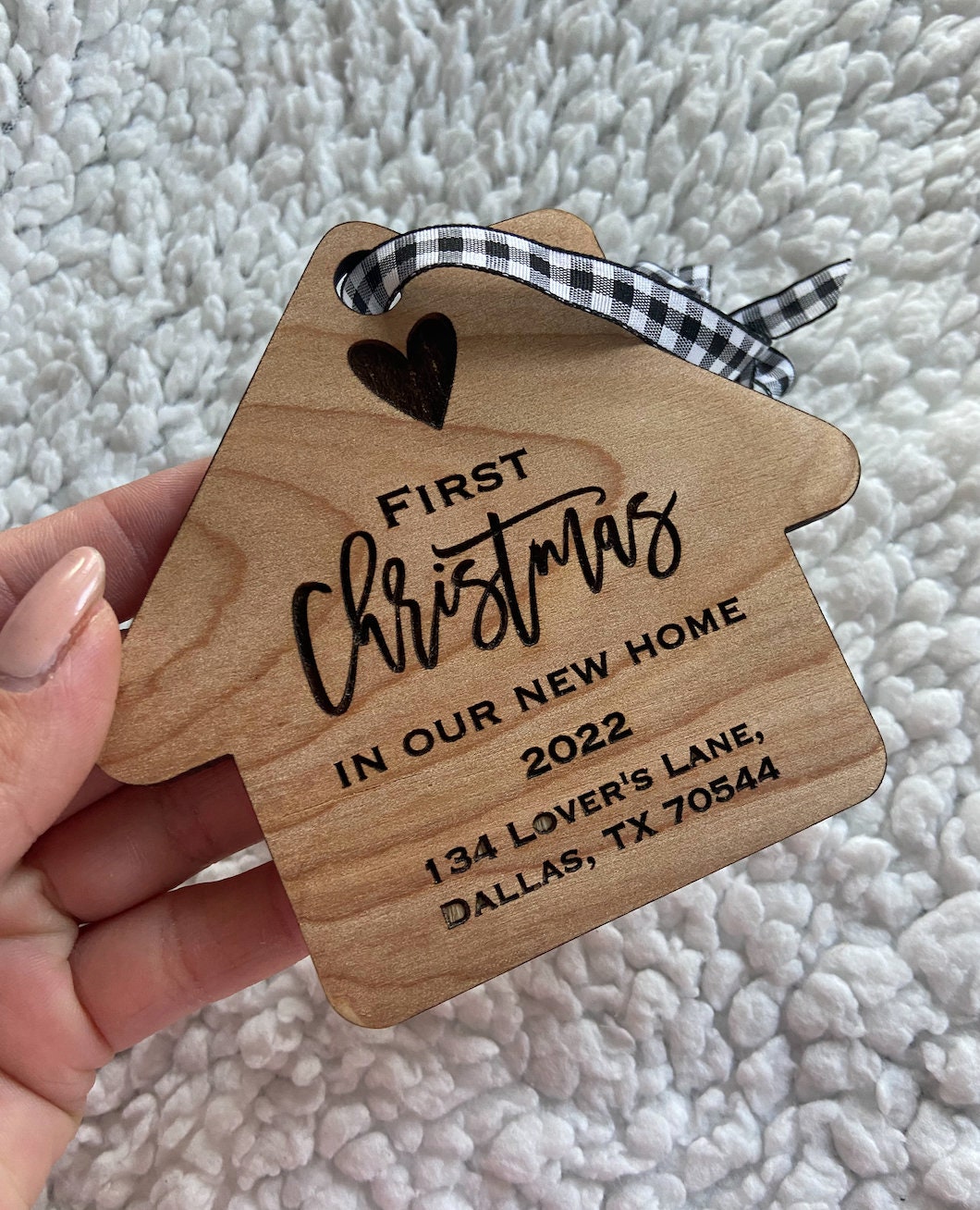 Housewarming Gift First Home Ornament Custom First Christmas - Etsy