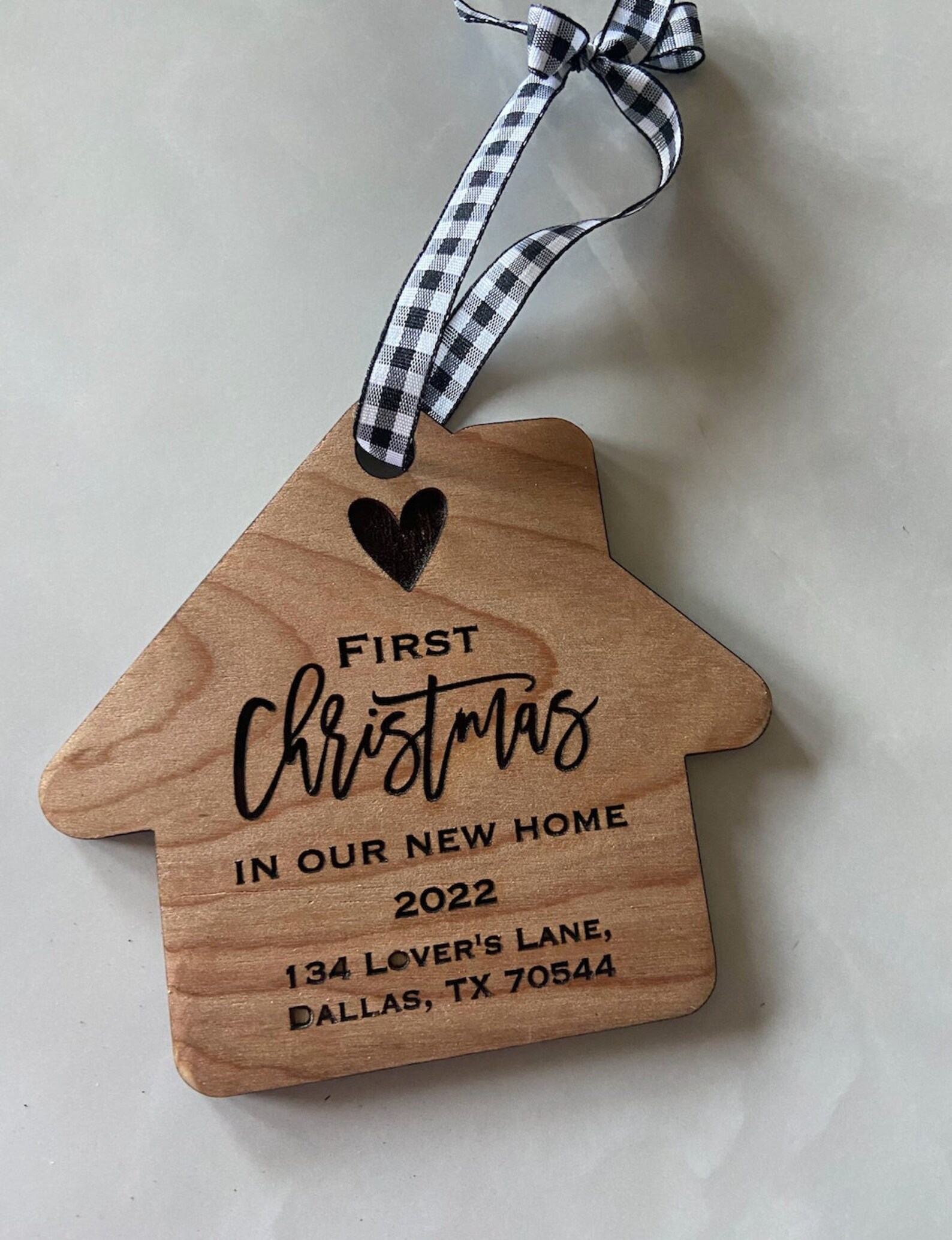 Housewarming Gift First Home Ornament Custom First Christmas - Etsy