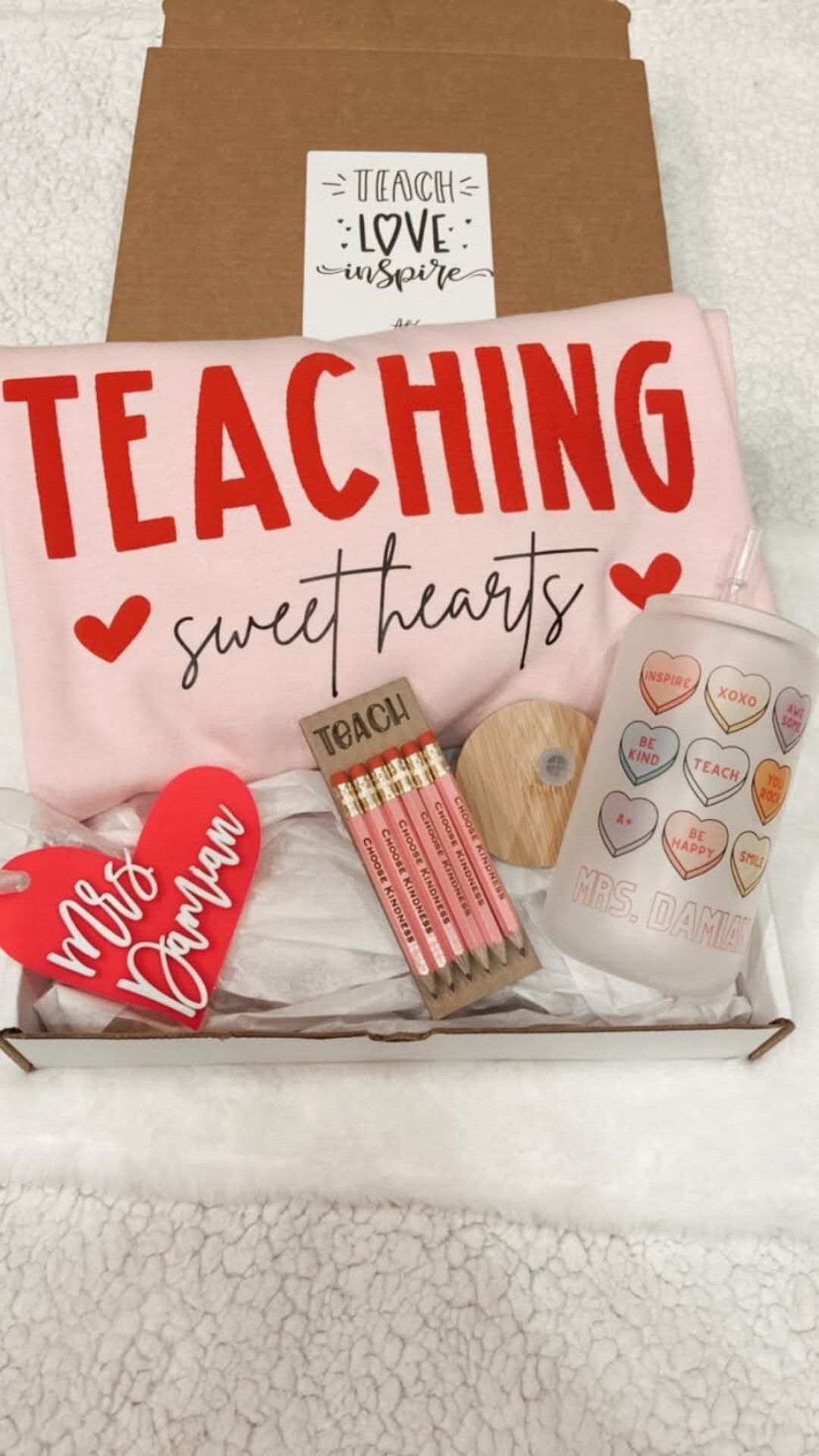 Teacher Gift Box, Personalized Teacher Gift, Teacher Appreciation Gift ...