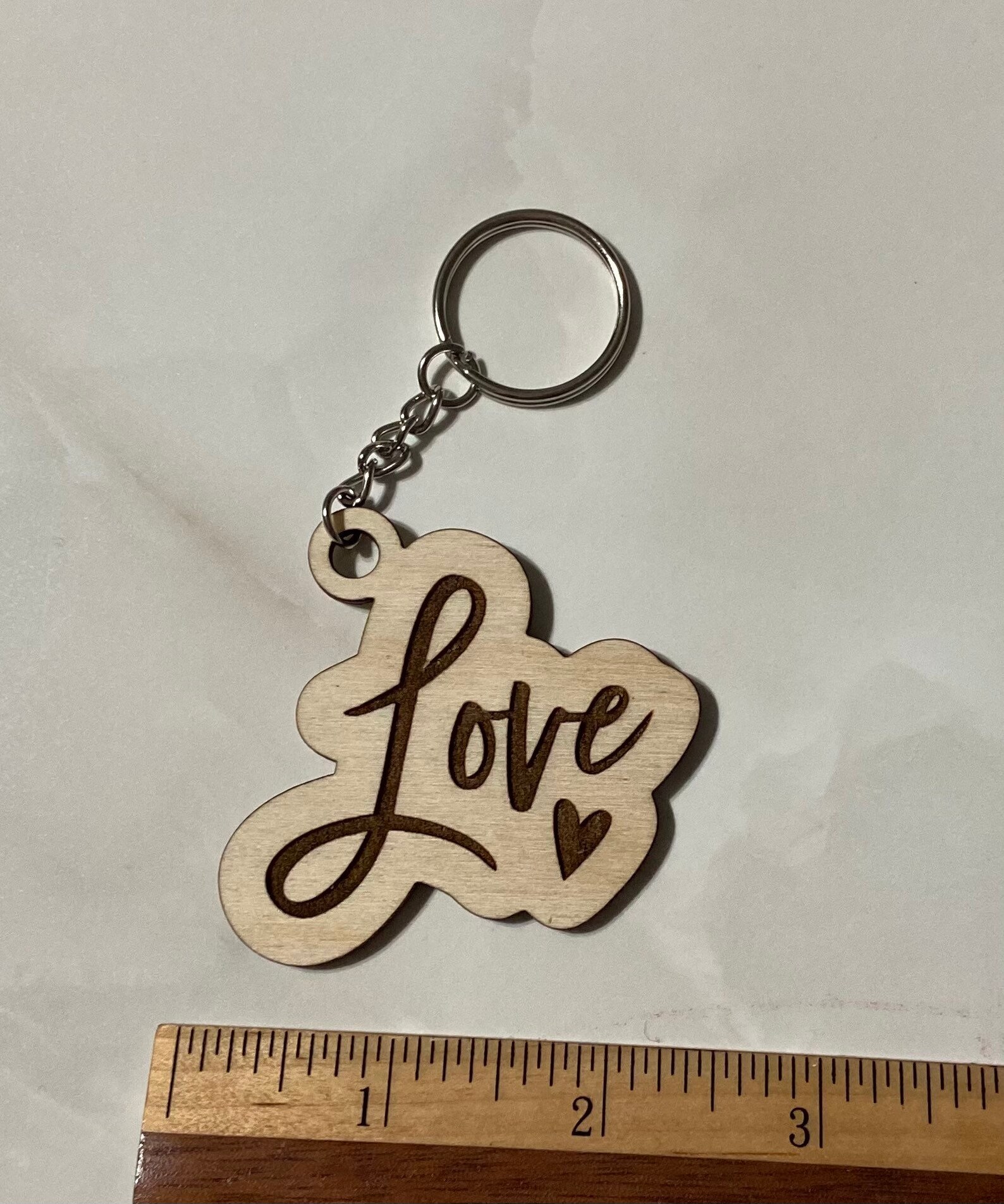 Valentine Keychain Dallas Adventure Keychain Wooden - Etsy