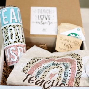 Teacher Gift Box, Christmas Gift for Teacher, Teacher Appreciation Gift ...