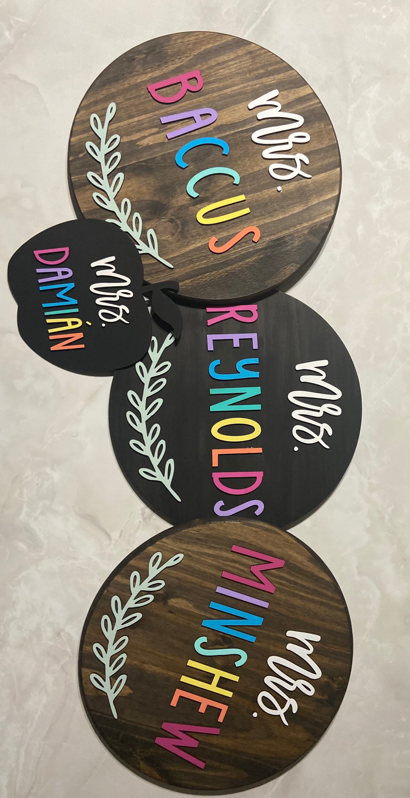 18 Personalized Teacher Door Hanger Teacher Gift | Etsy