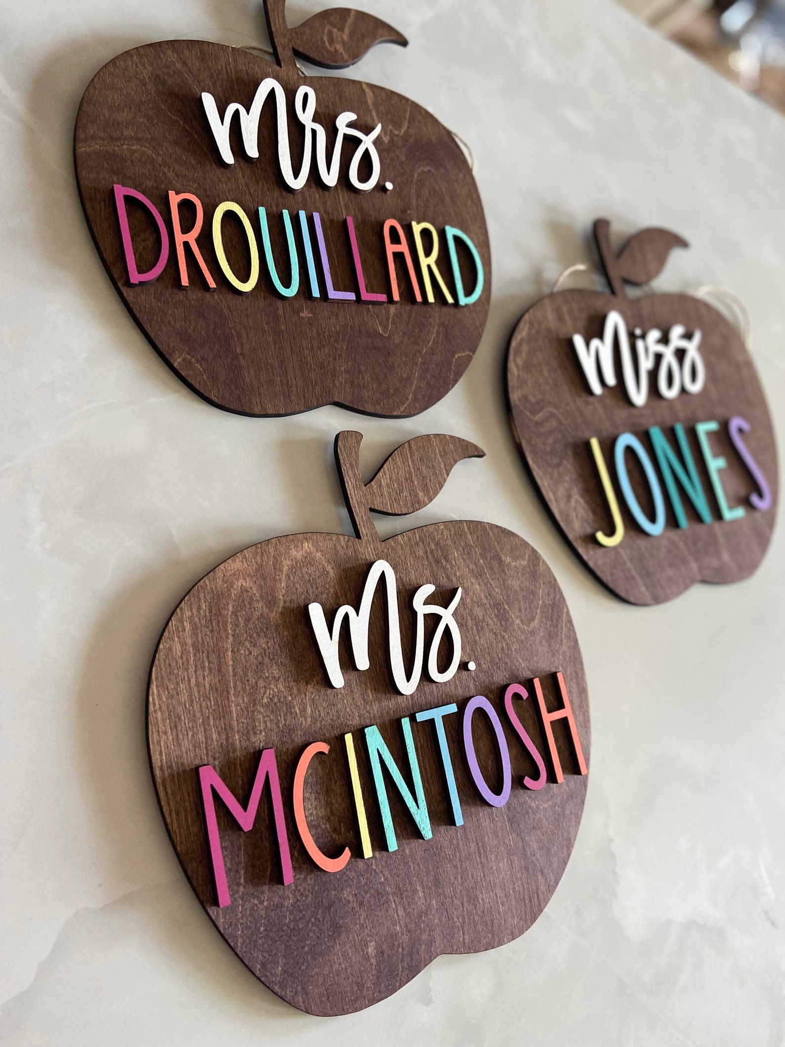 SVG Teacher Sign Personalized Teacher Gift File Laser Cut - Etsy