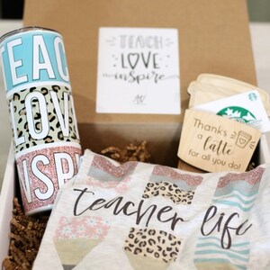 Teacher Gift Box, Christmas Gift for Teacher, Teacher Appreciation Gift ...