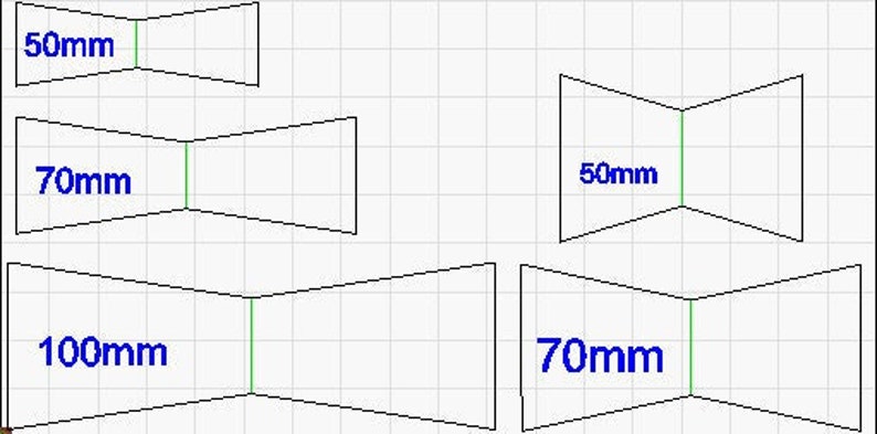 Bow Tie Inlay Template SVG/DXF File (Download Now) - Etsy