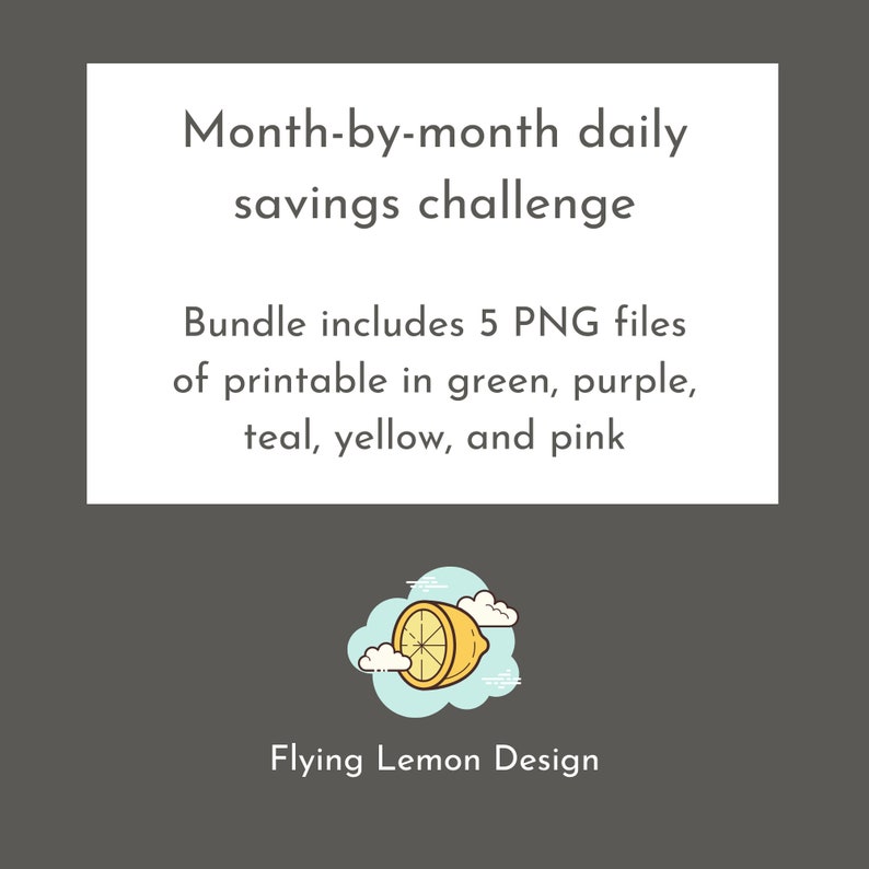 Save 7,000 in 2 Months! | Digital Money Savings Challenge Printable ...